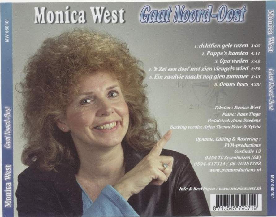 Monica West Gaat Noord Oost : Back | CD Covers | Cover Century | Over 1 ...